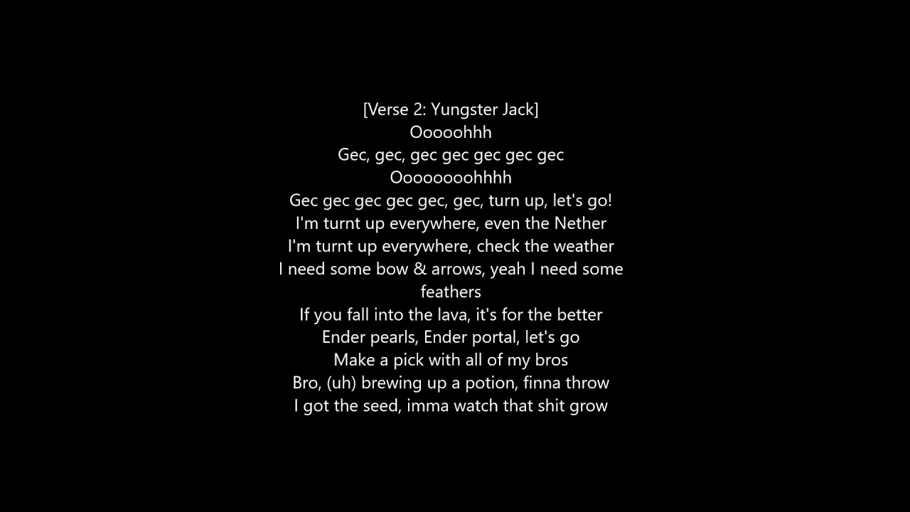 100 gecs minecraft s*x party [LYRIC VIDEO] - YouTube