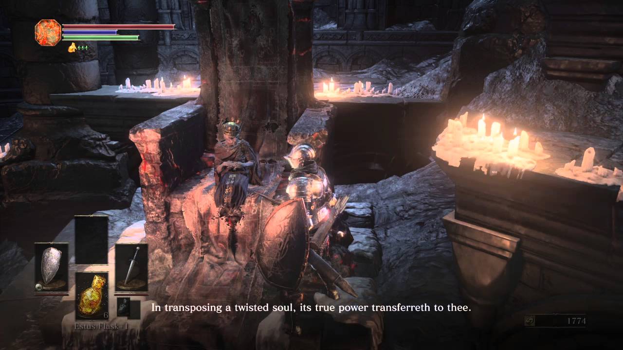 DARK SOULS™ III Ludleth of Courland Questline part 3 (Boss Soul Trader ...