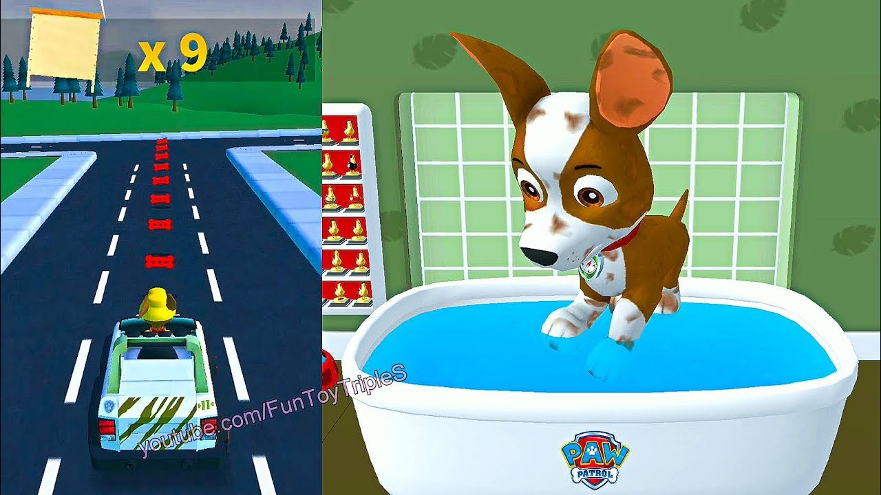 PAW Patrol: A Day in Adventure Bay - Tracker #9 Mighty Pups Mission ...
