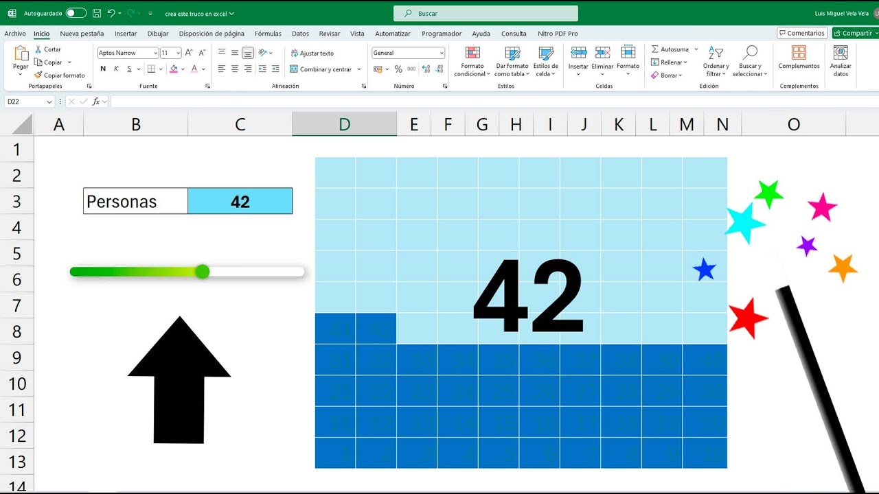 Crea este IMPRESIONANTE Efecto VISUAL en Excel 😱 - YouTube