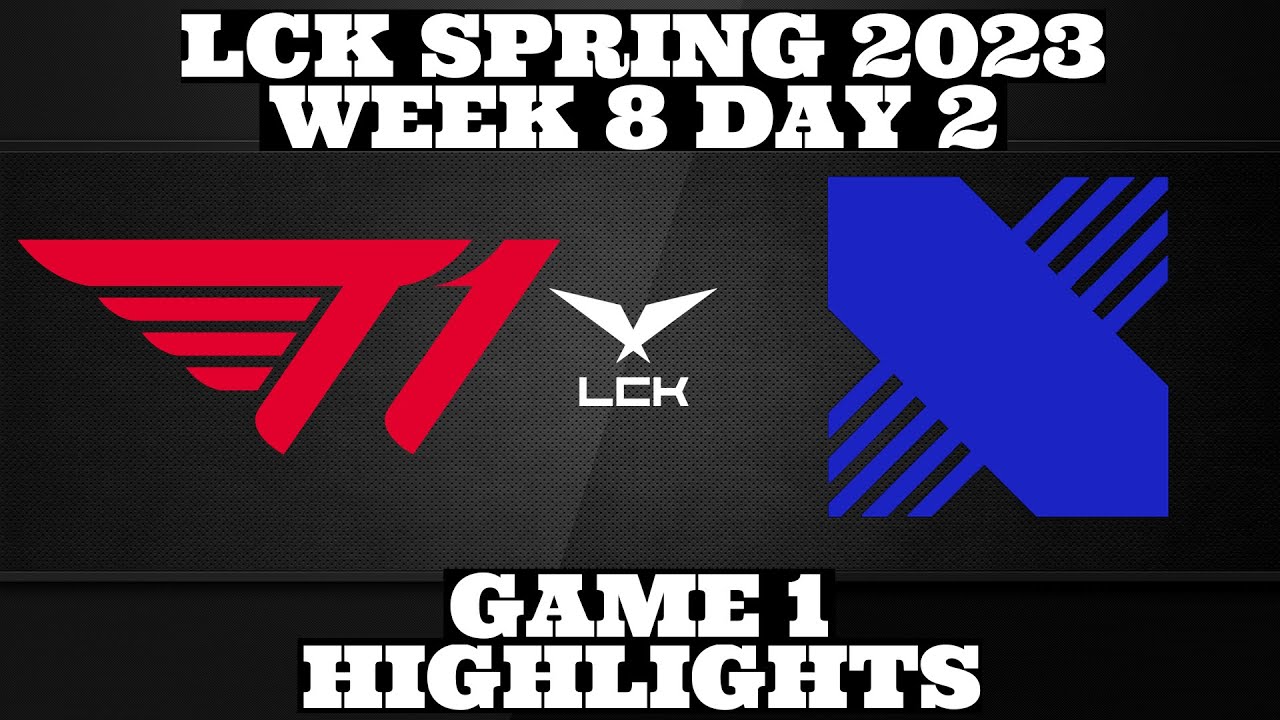 T1 vs DRX - Game 1 Highlights | Week 8 Day 2 LCK Spring 2023 | By Pro ...