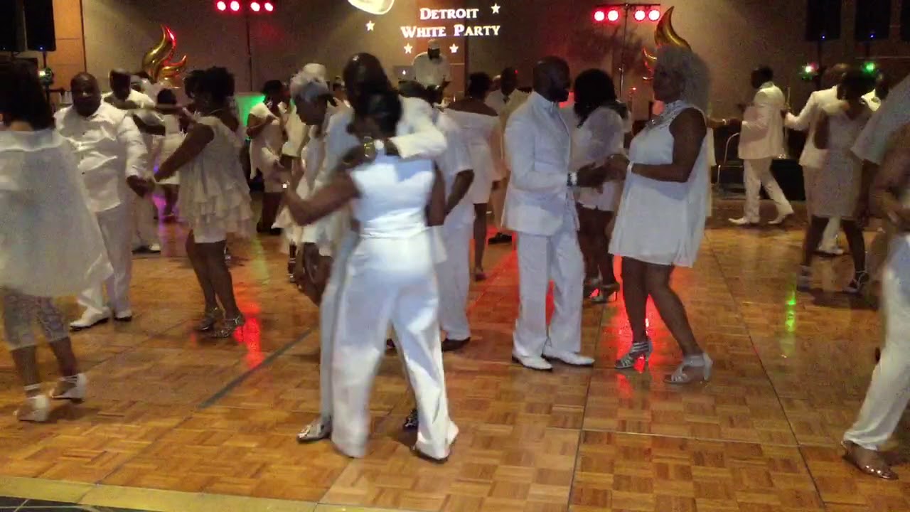 WHITE Party Detroit MAIN EVENT 6/16/2018. Dancers are Bonita Grover ...