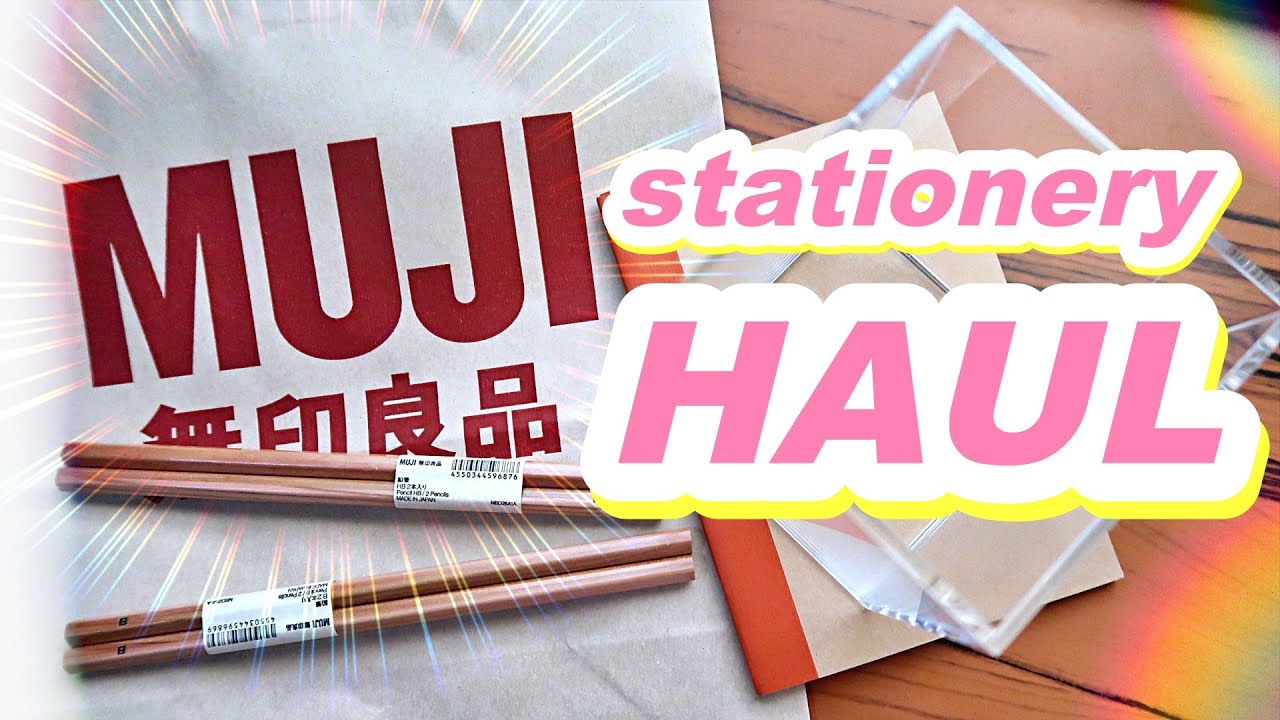 Shopping Haul in Qatar * MUJI Japan Stationery - YouTube