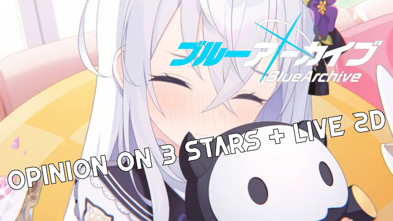 Blue Archive CBT My Opinion on The 3 Stars Unit + Live 2D - YouTube