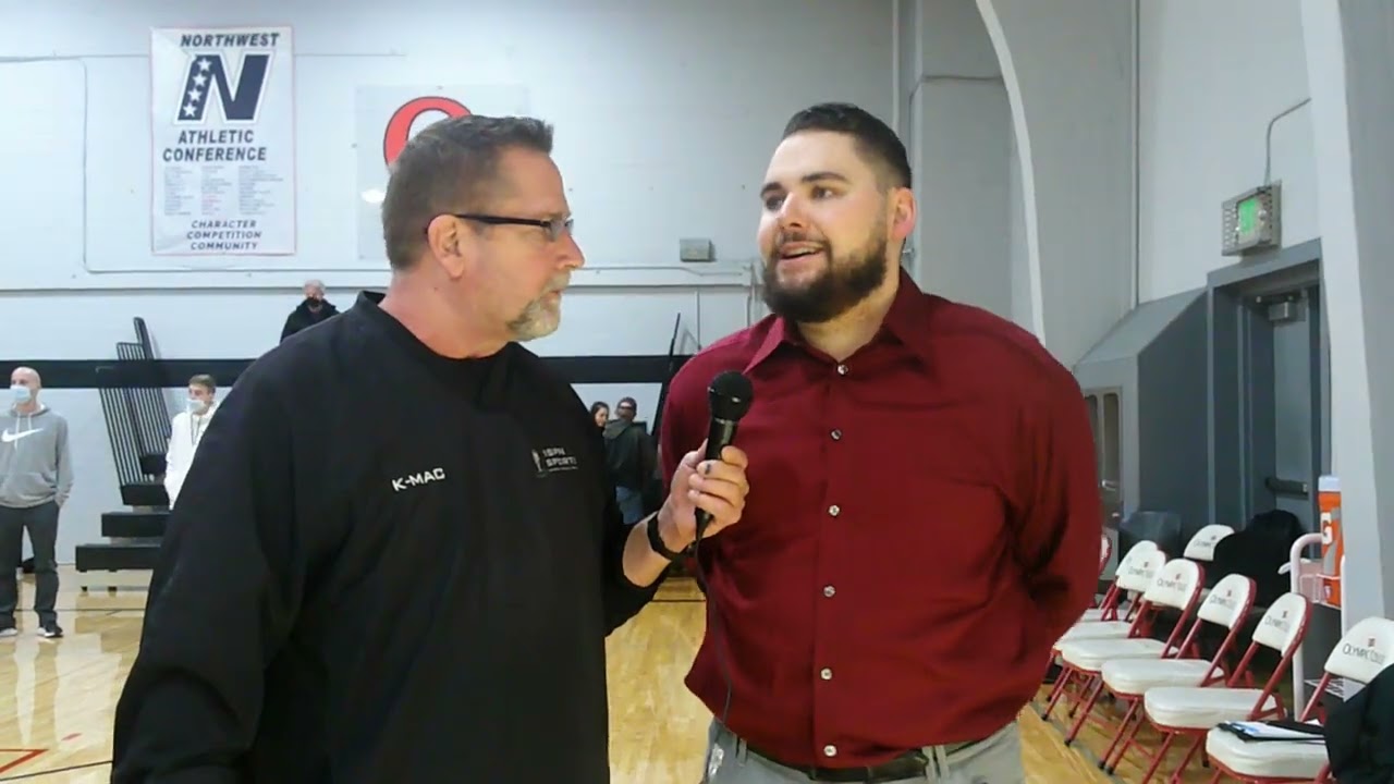 Olympic College Rangers Coach Ryley Callaghan Posgame Interview - YouTube