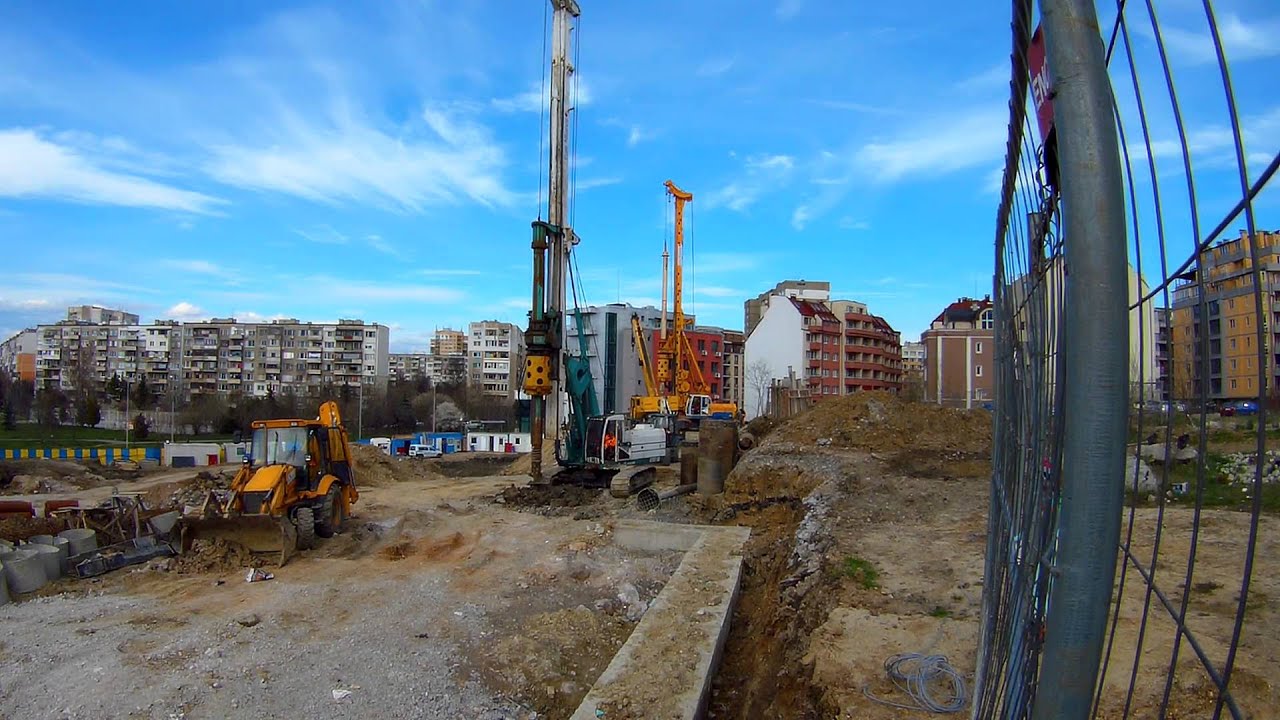 Sofia/Mladost 2, Lidl Store Construction Site - YouTube