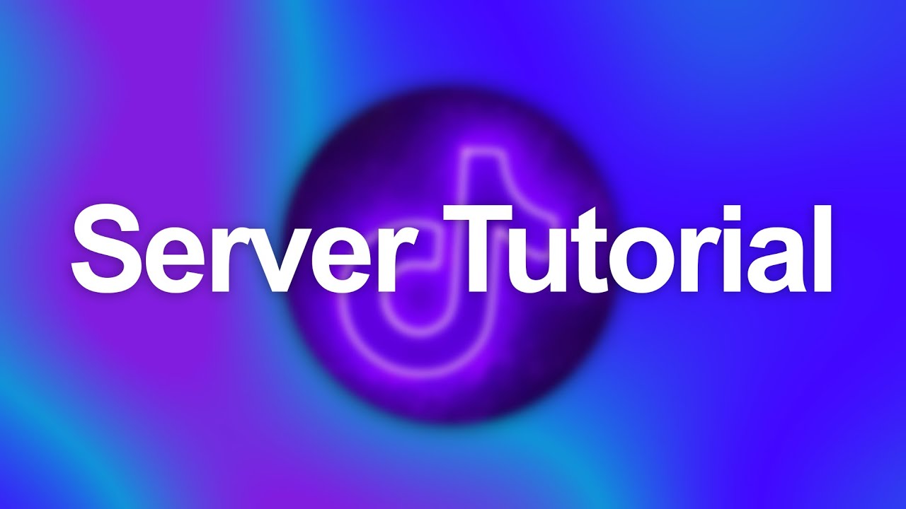 TikTok Server Tutorial - YouTube