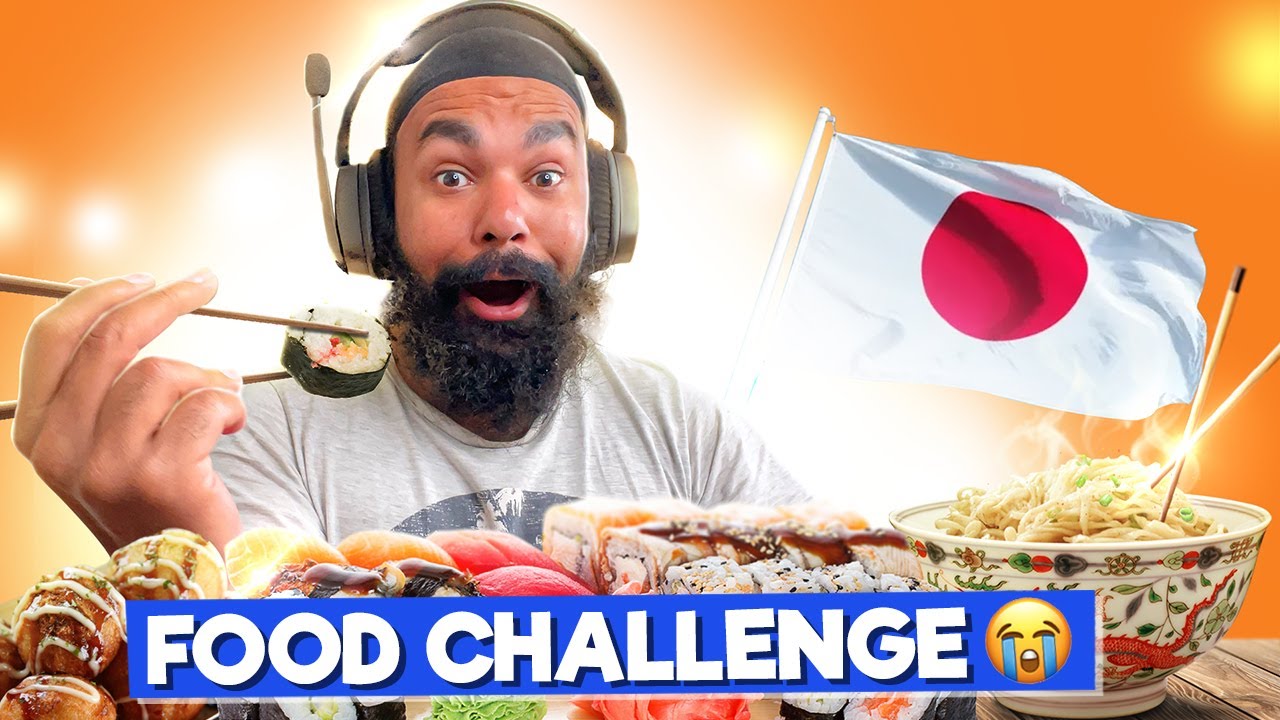 TRYING JAPANESE FOOD CHALLENGE - YouTube