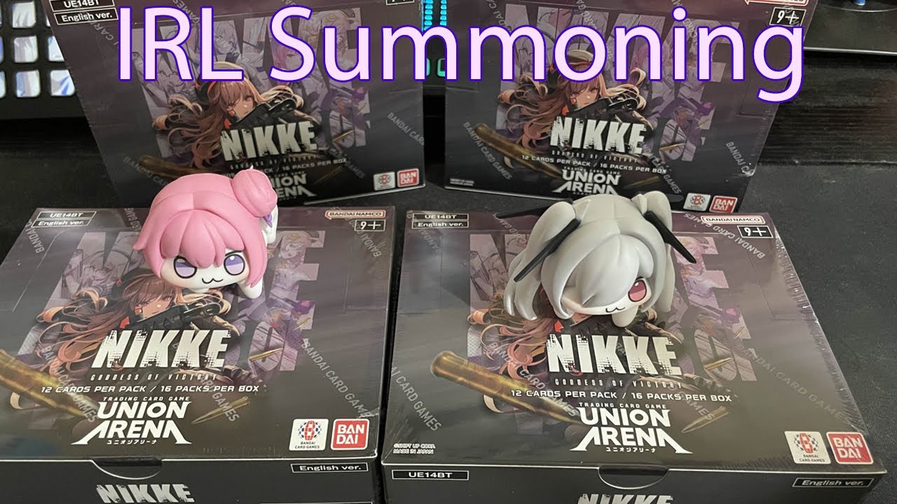 IRL SUMMONS!! GODDESS OF VICTORY: NIKKE UNION ARENA PACK OPENING ...
