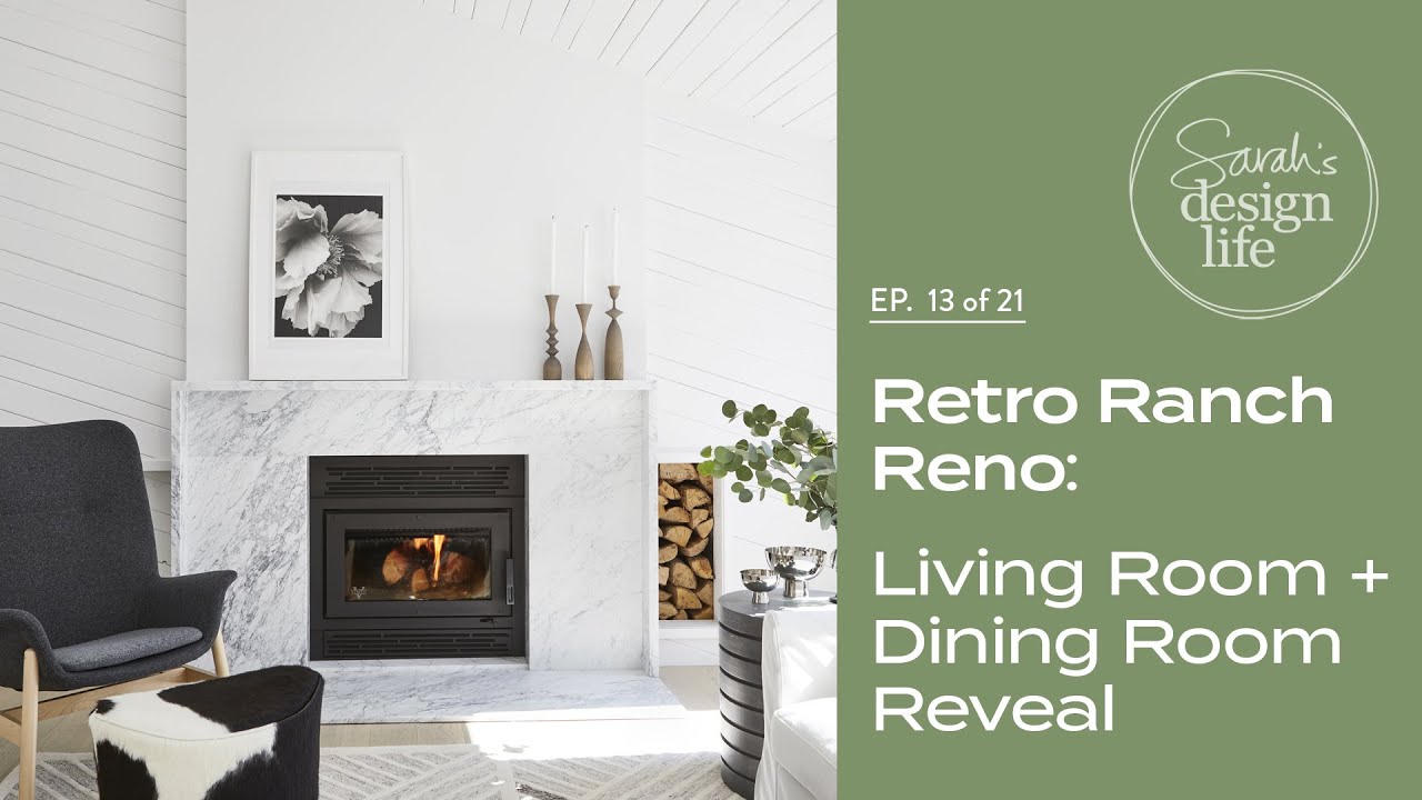 Retro Ranch Reno: Living + Dining Room Reveal! (Ep. 13) - YouTube