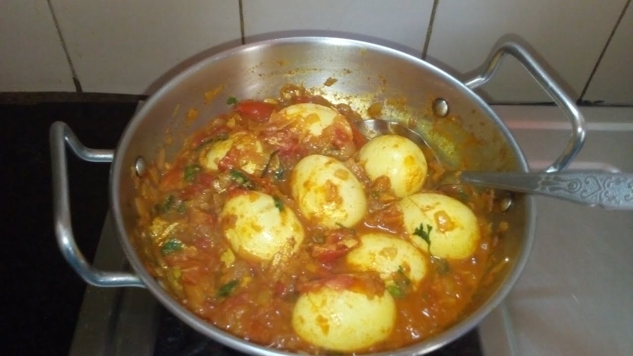 Egg Curry \ Muttai Thokku \ Anda curry \ முட்டை தொக்கு - YouTube