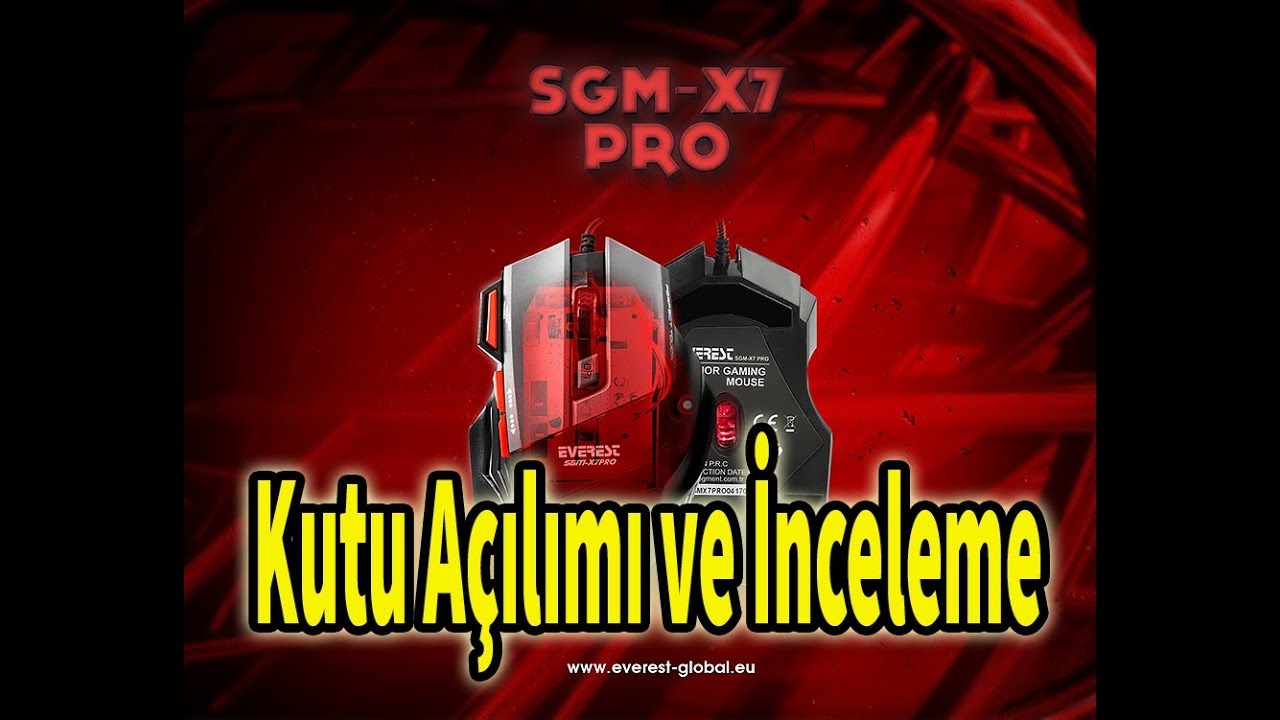 Everest SGM X7 PRO Kutu Açılımı Ve İncelemesi - YouTube