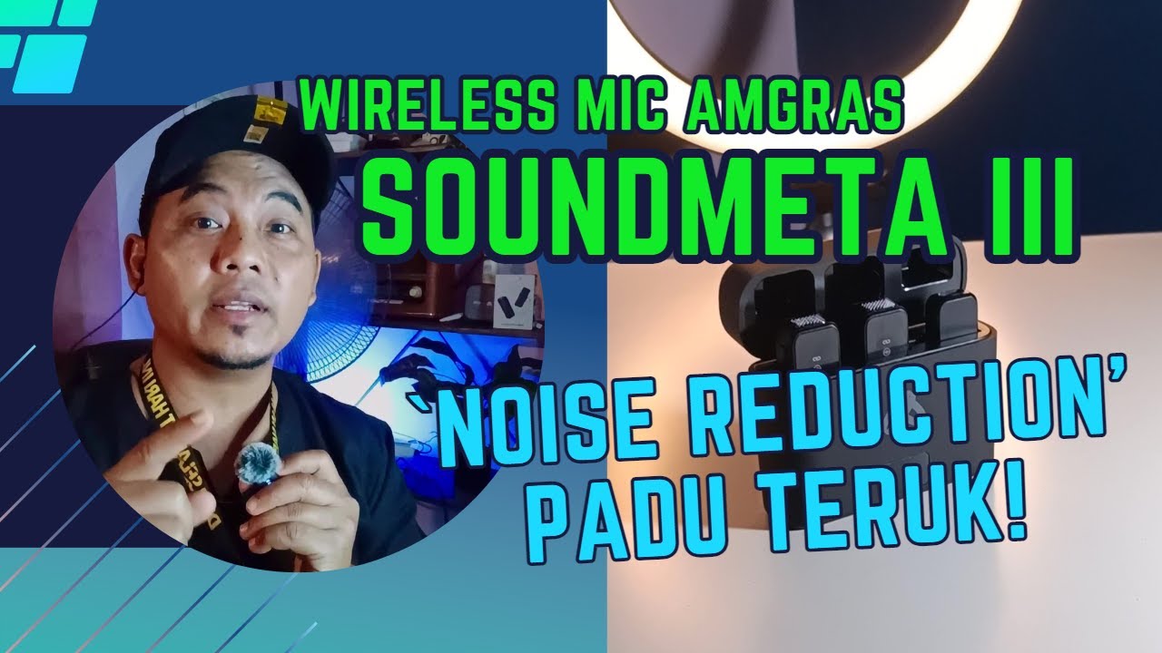 Function Noise Reduction Wireless Mic Amgras SoundMeta III - YouTube