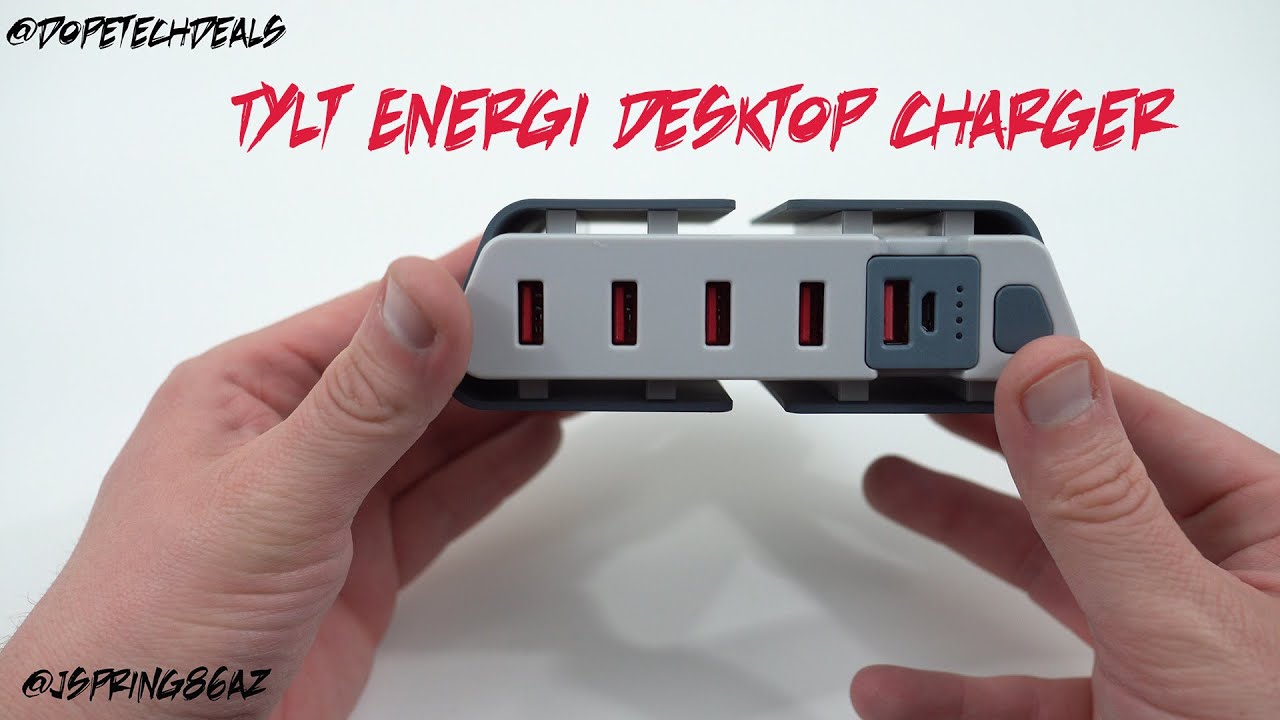 Best 5-Port USB Desktop Charger? TYLT Energi Charging Station - YouTube
