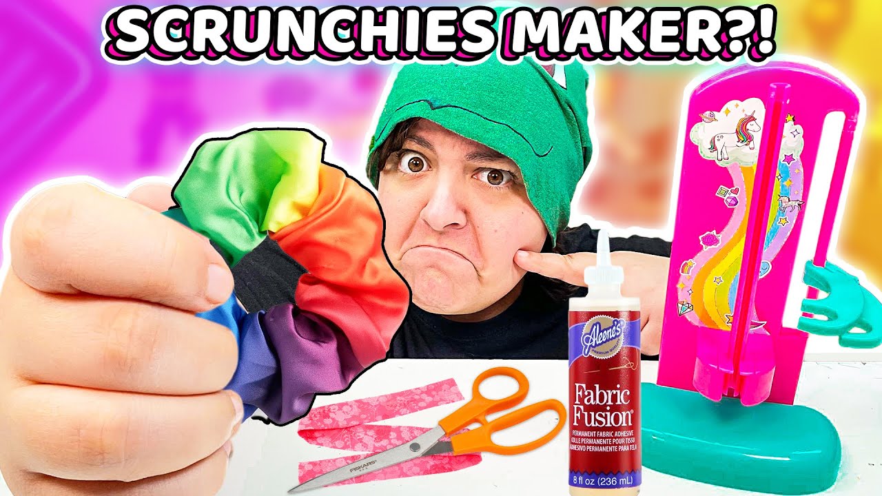 A Scrunchies Maker?! Testing Cheap vs Expensive Craft Kits - YouTube