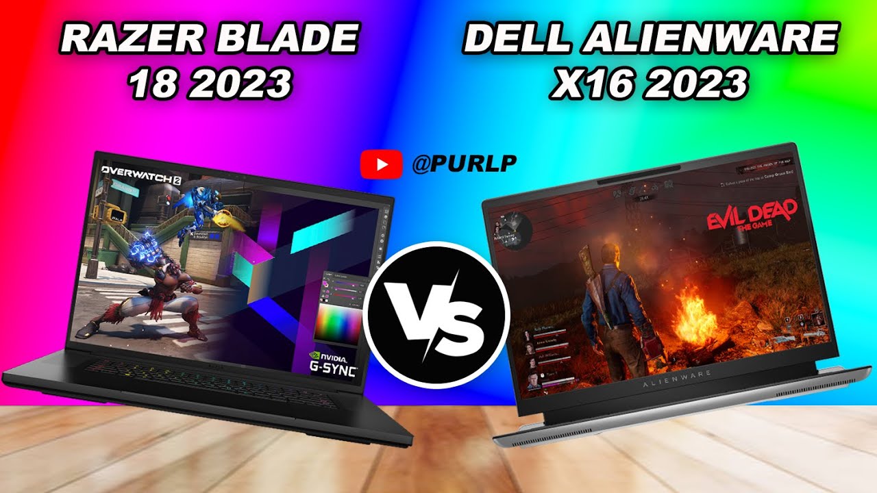Razer Blade 18 2023 vs Dell Alienware X16 2023 - YouTube
