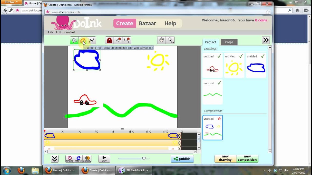 Doink- Web based tutorial - YouTube