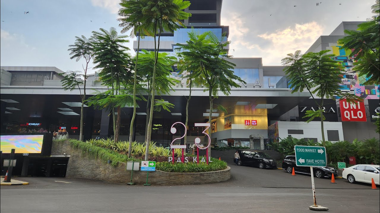 23 Paskal Mall shopping center bandung walking tour virtual ambiance walk - YouTube