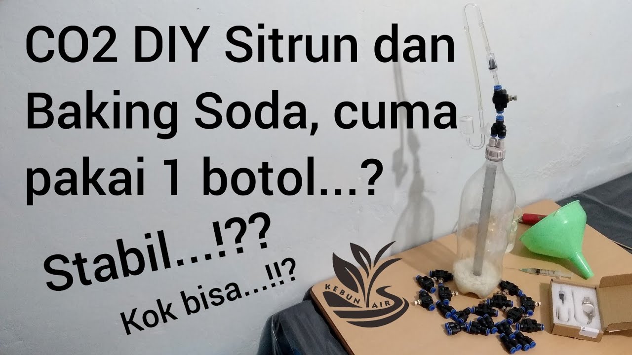 CO2 DIY Citric Acid / Sitrun - Baking Soda (CO2 Cisod) terbaik, cukup ...