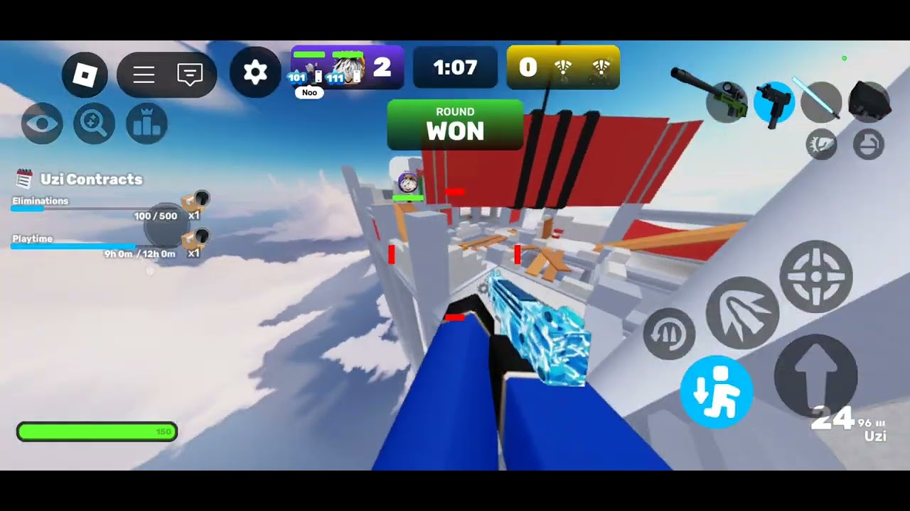 Playing roblox rivals - YouTube