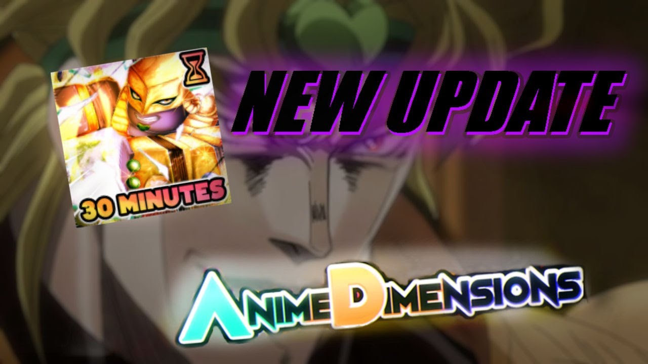 NEW ANIME DIMENSIONS JOJO UPDATE - YouTube