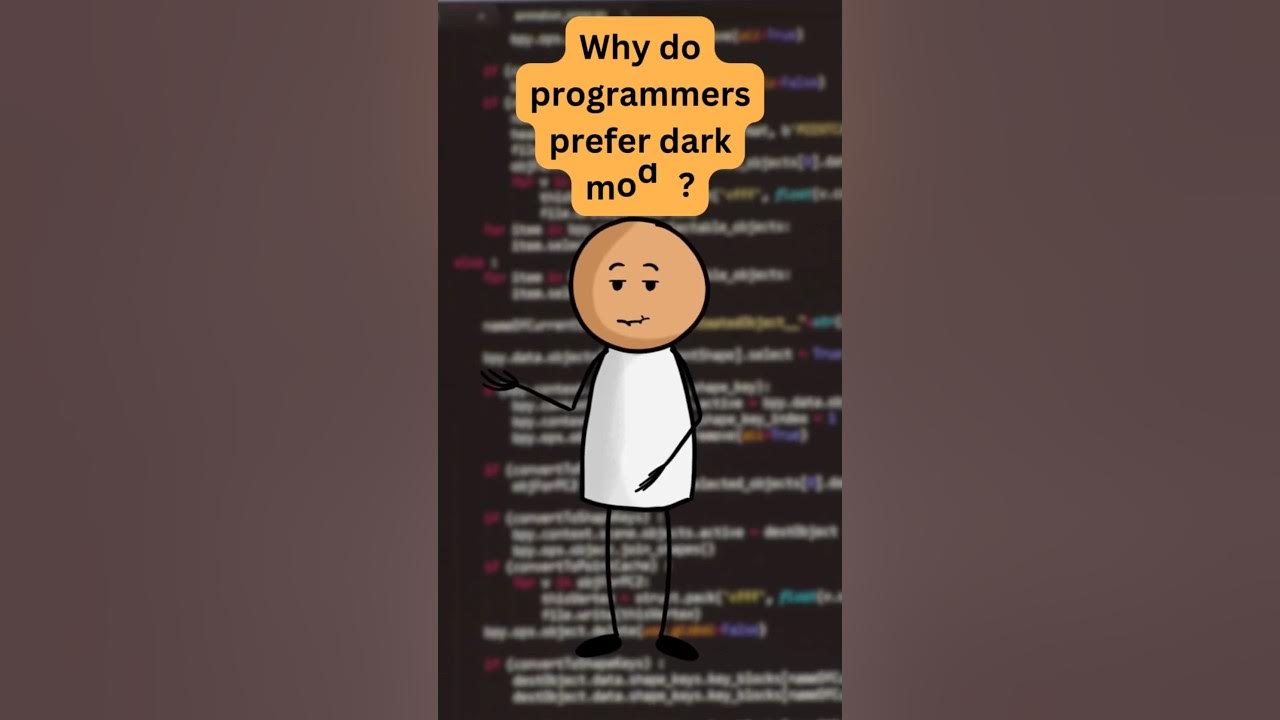 Why Programmers Love Dark Mode 🌙 🐛💻 #memes #developermemes #funny #techmemes #shorts - YouTube