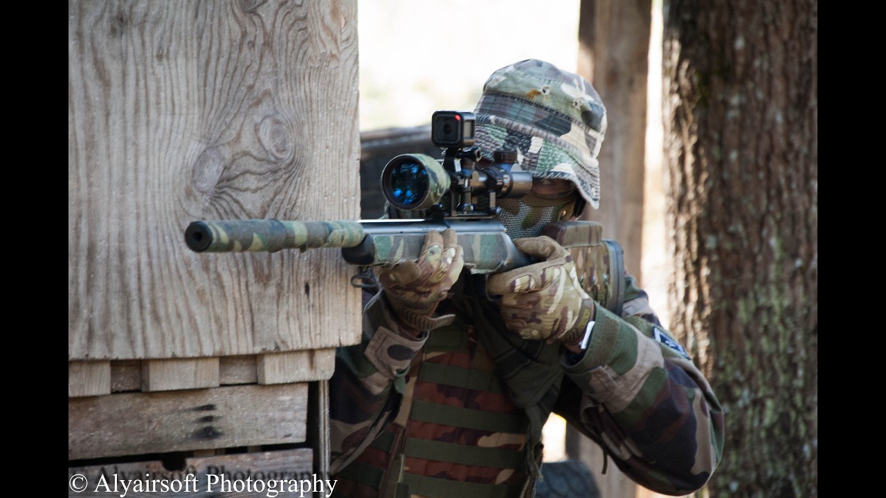 AIRSOFT SNIPER FR BEST OFF PART II , compil de hit scope cam - YouTube