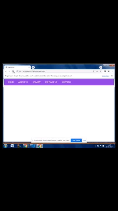 Creating Navigation Menu Using Html And Css With Hover Effectcss Html Webdevelopment