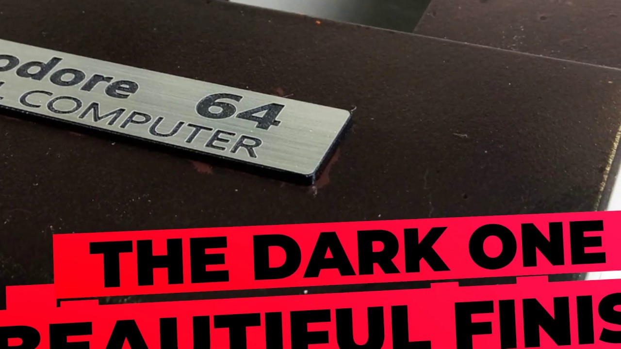 The DARK One! Unique Commodore 64 Replacement Case - YouTube