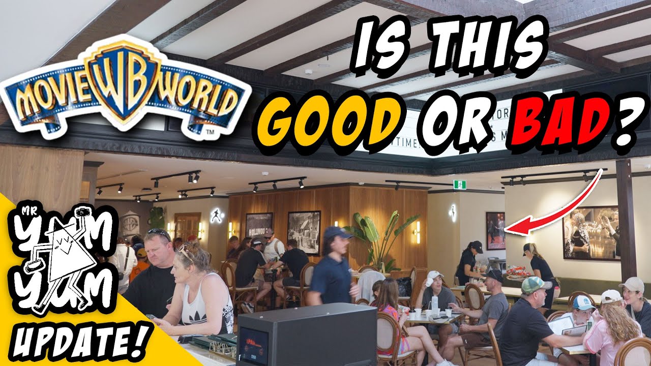 UPDATE - Eating at the NEW Restaurant at Warner Bros. Movie World ...