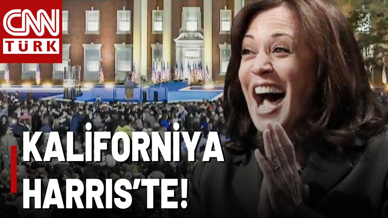 54 Delegeli Kaliforniya'yı Harris Aldı! Kamala Harris'in Karargahında Ne Oluyor? - YouTube