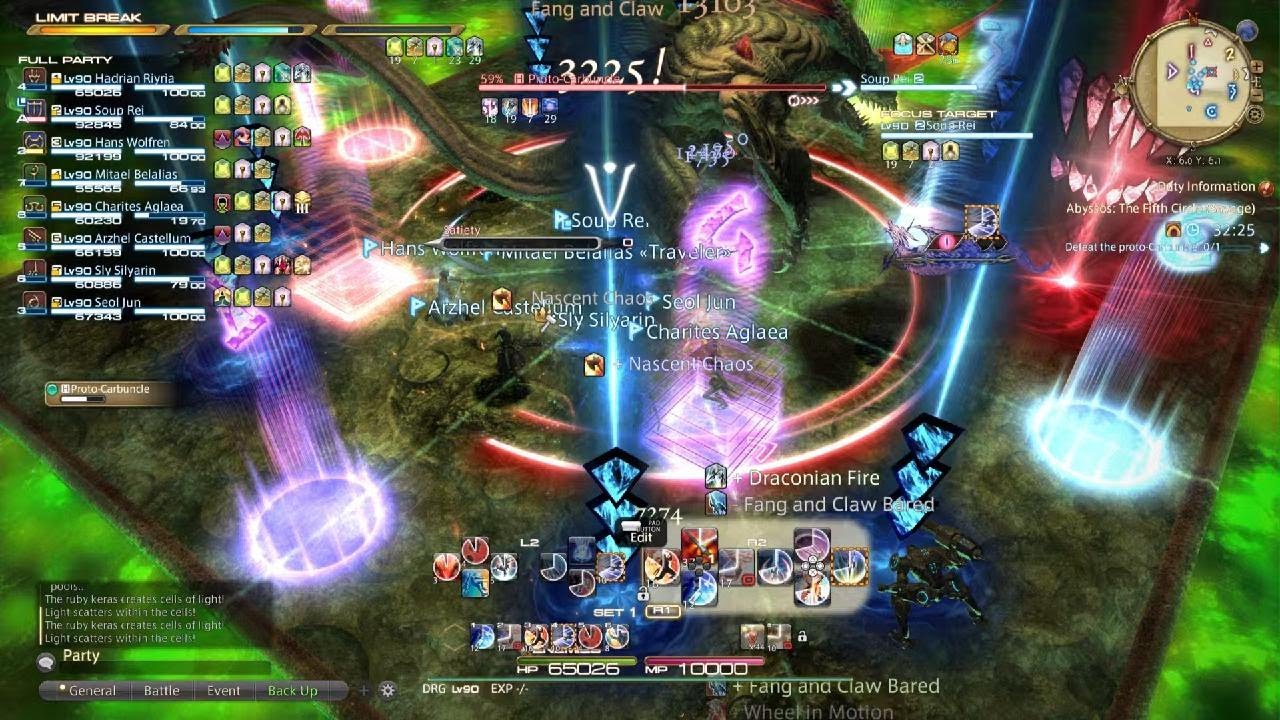 FINAL FANTASY XIV Online P5S Jump: The Normal Pattern - YouTube