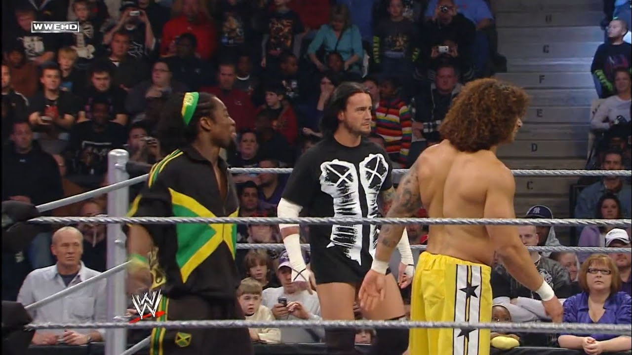 CM Punk, Kofi Kingston & Ricky Ortiz vs Jack Swagger, The Miz & John ...