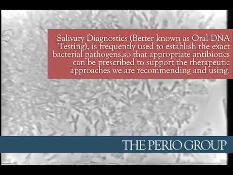 Gum (Periodontal) Disease Bacteria under a phase contrast microscope ...