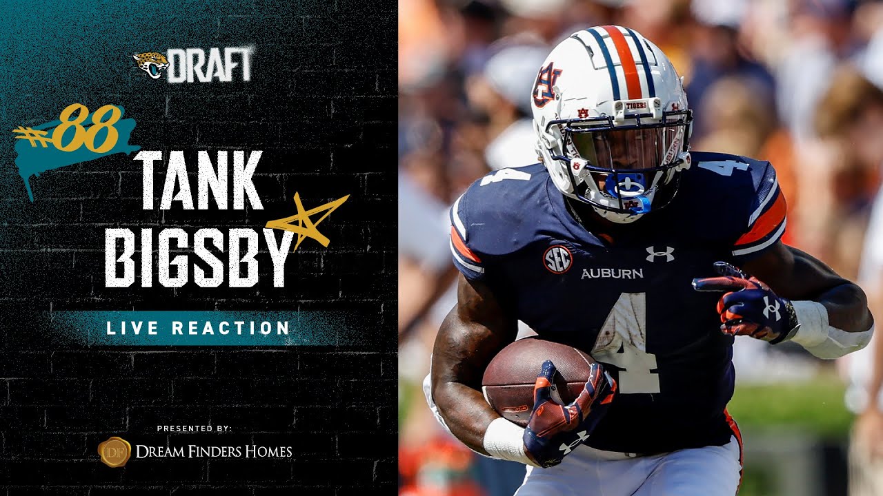 Jaguars Select Tank Bigsby Round 3 Pick 88 | Instant Reaction - YouTube