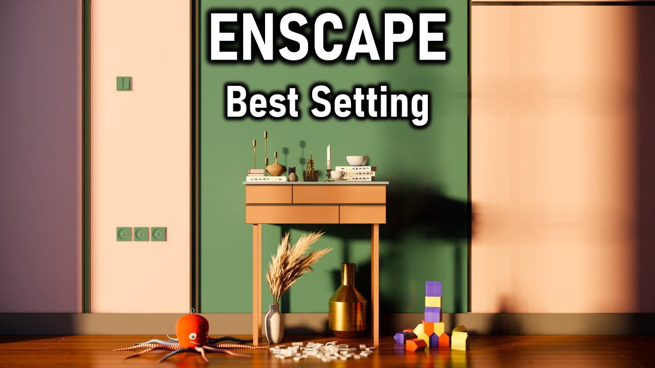 ENSCAPE 3.5.6 For SketchUp Tutorial: Best Rendering Setting - YouTube