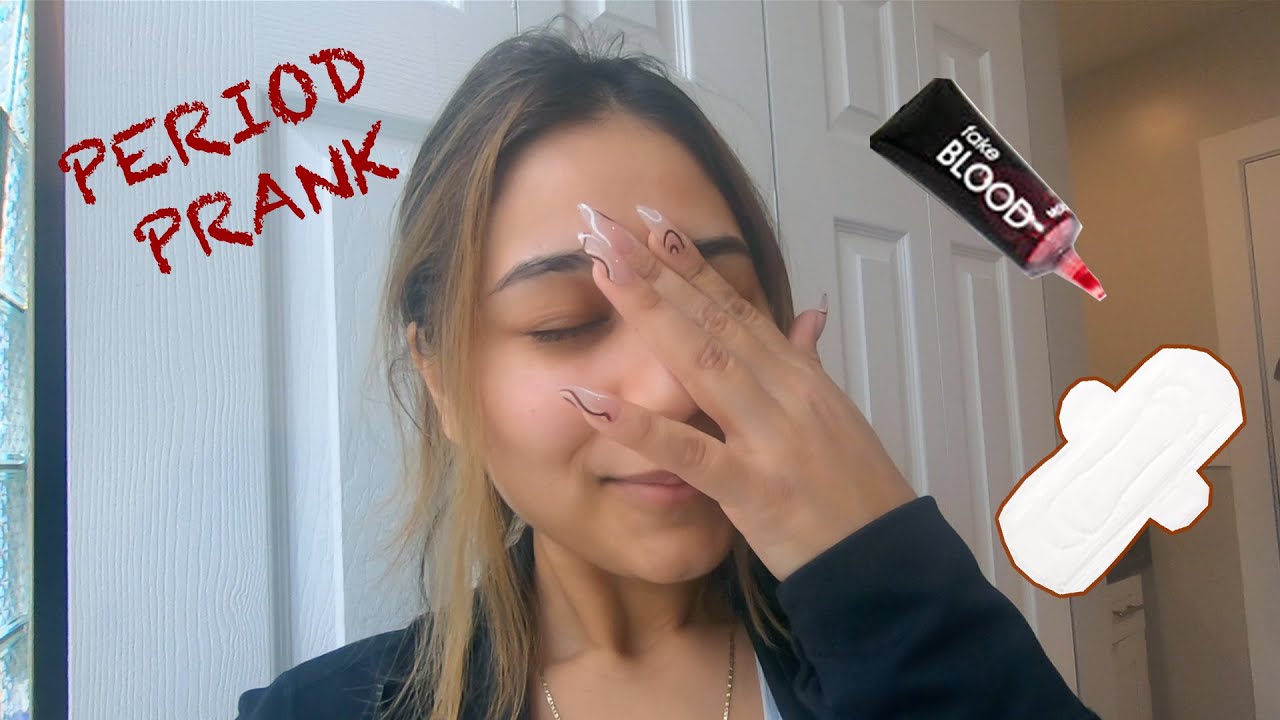 *PERIOD PRANK* - I finally got him - YouTube