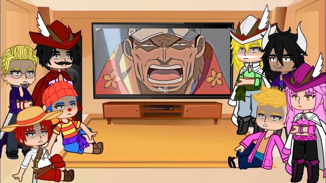 Luffy Family react to Luffy, One Piece react to Luffy 👒 Gacha Club 👒 ...