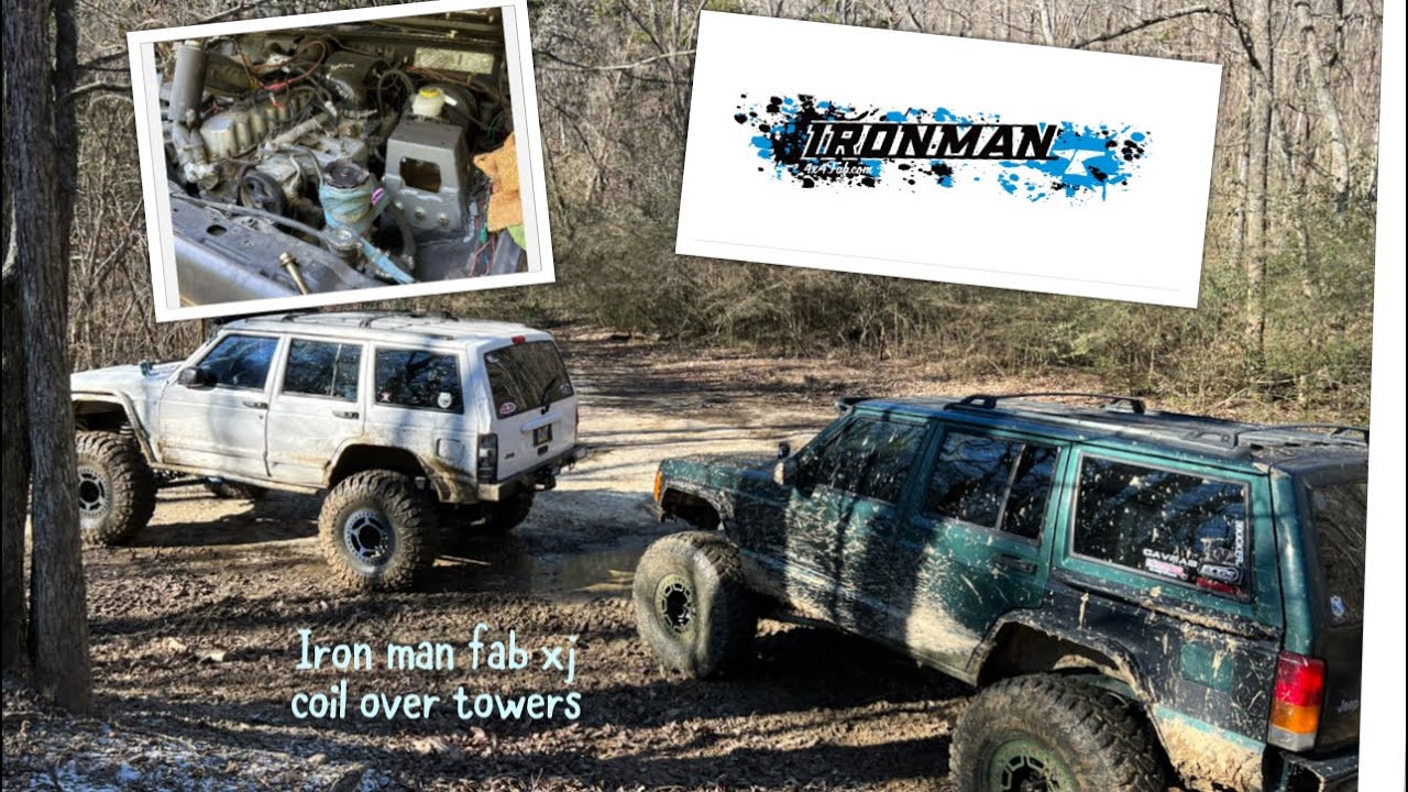 Iron man fab xj shock towers - YouTube