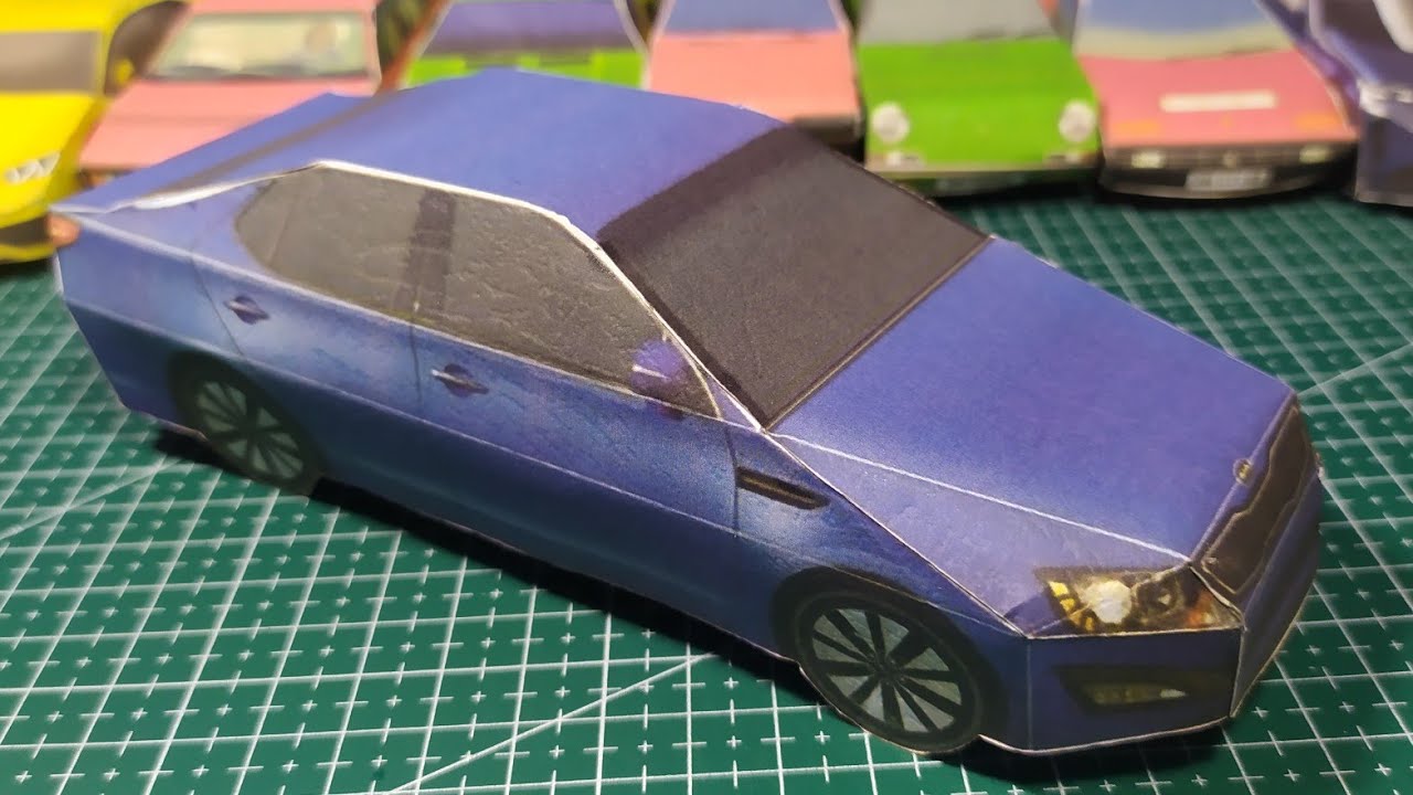 KIA OPTIMA 2012 - PAPERCRAFT - YouTube