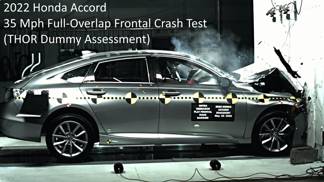 2022 Honda Accord 35 Mph Full-Overlap Belted Frontal Crash Test (THOR ...