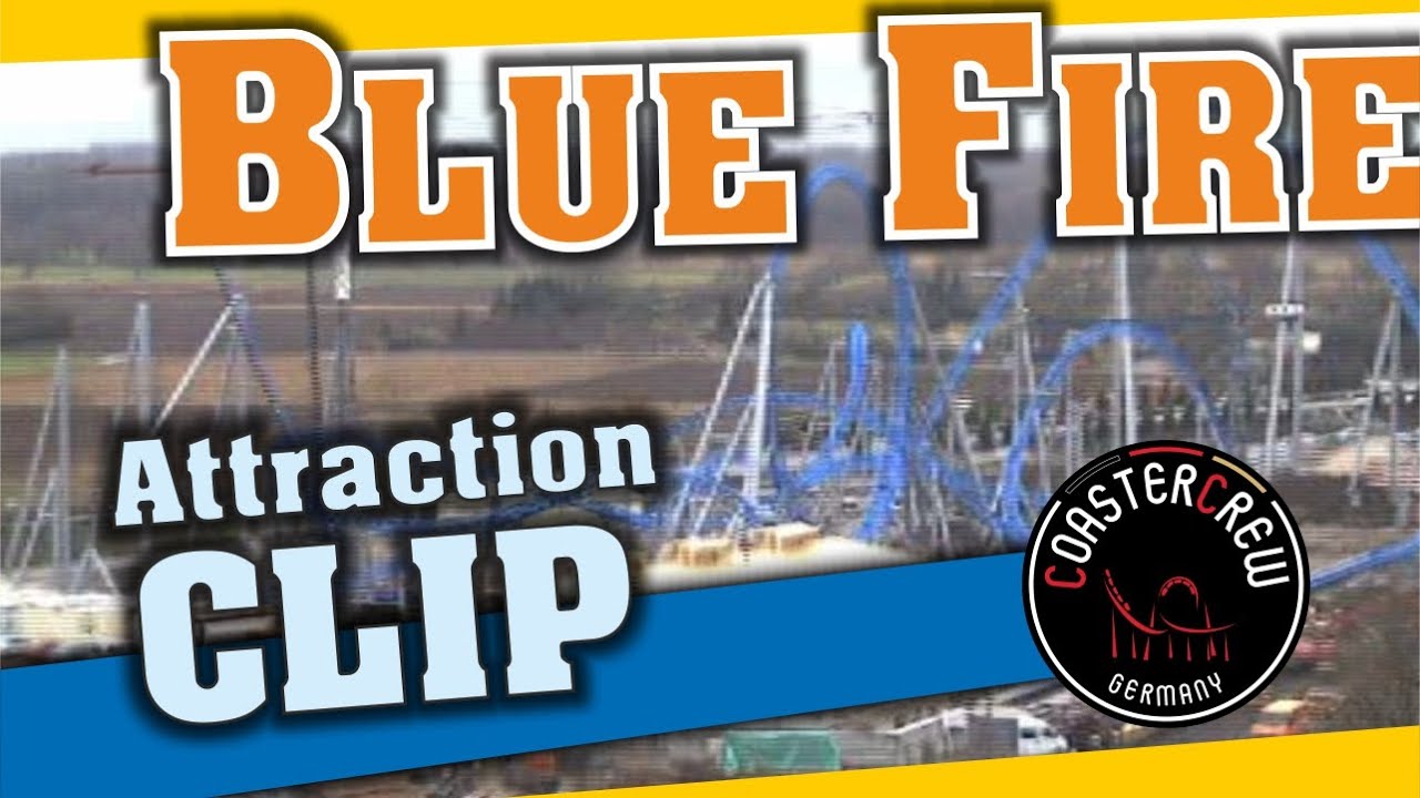 Blue Fire Roller Coaster Teaser on ride POV @ Europa-Park Germany Mack ...