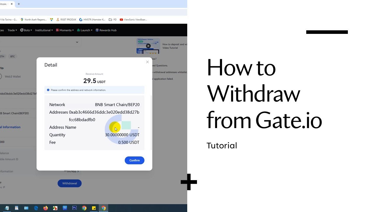 How to Withdraw from Gate.io - YouTube