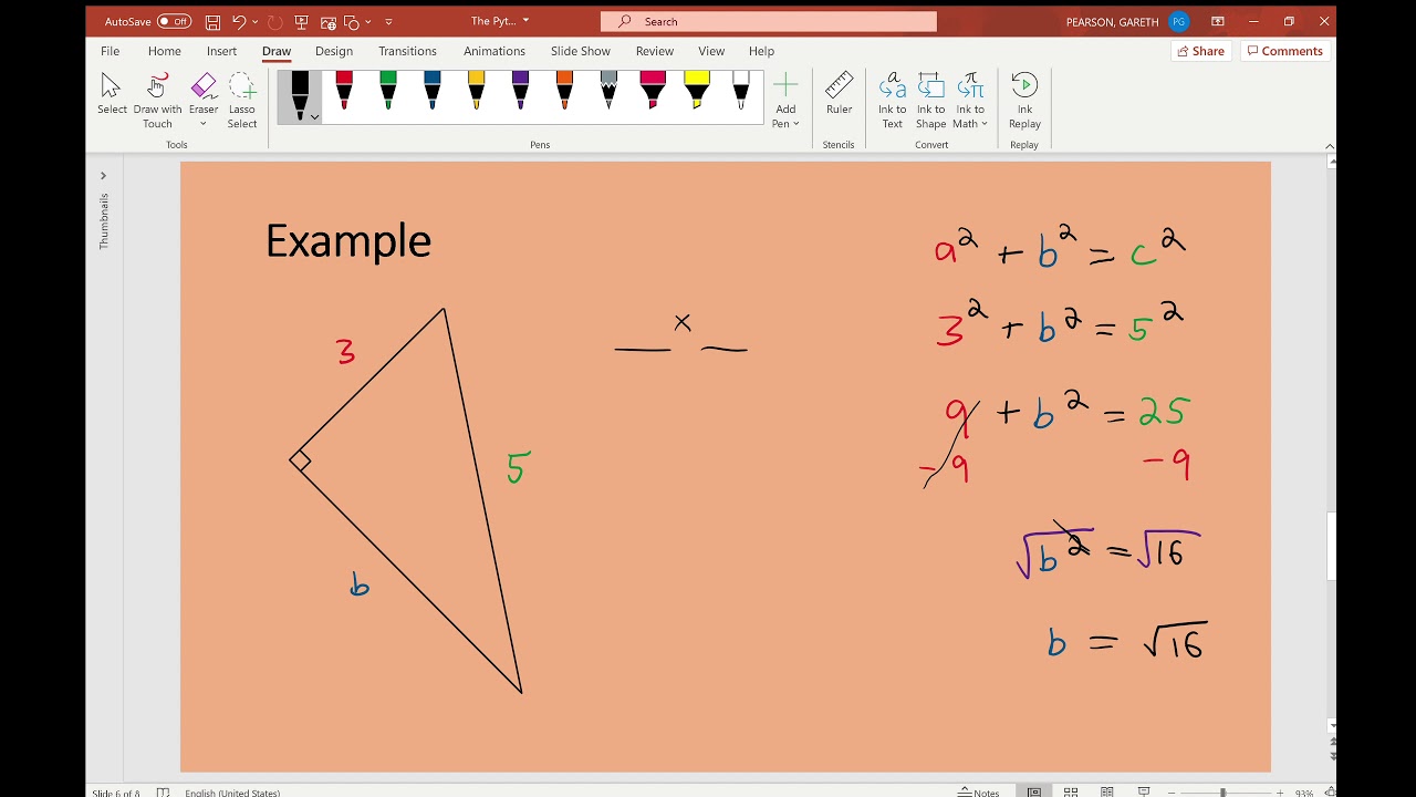 The Pythagorean Theorem (English) - YouTube