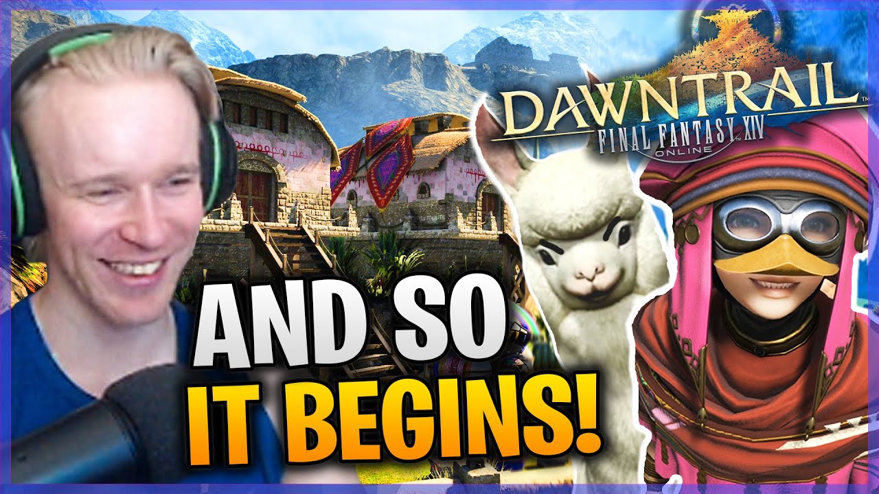 THE JOURNEY BEGINS! Dawntrail MSQ Reaction (Pelu and Alpacas) - FFXIV ...
