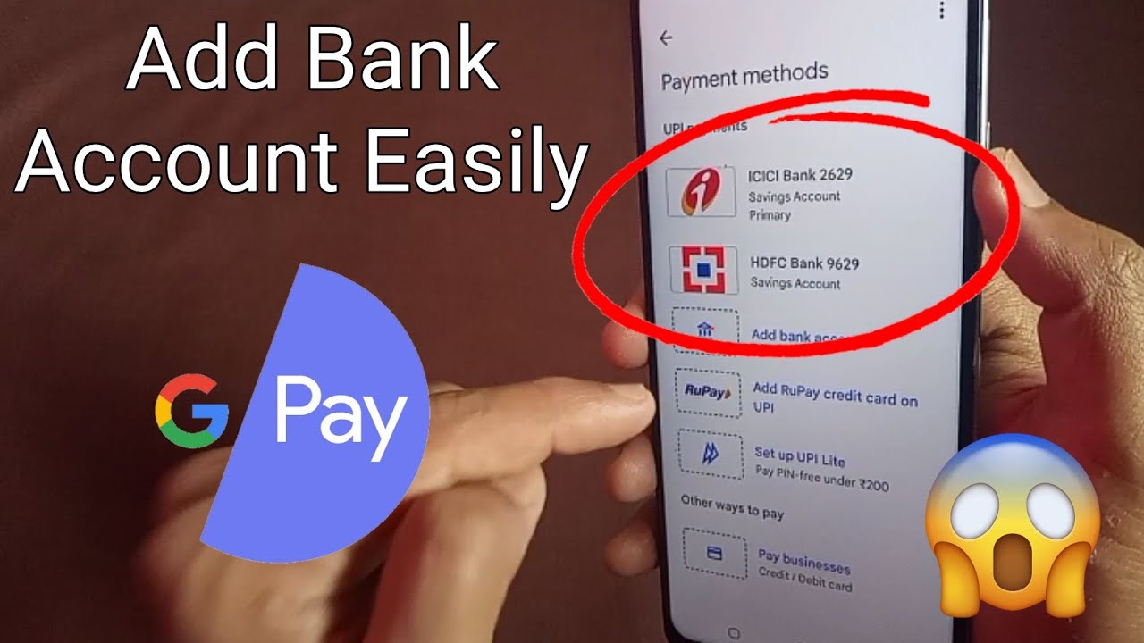 How To Add Bank Account in Gpay 2024 - YouTube