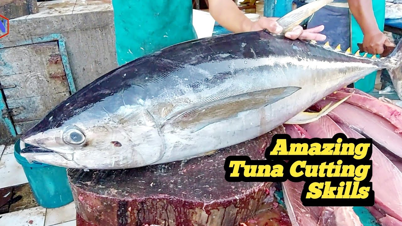 Amazing Big Tuna Cutting Skills by Abang Adi and Om Usman ordered by Mr ...