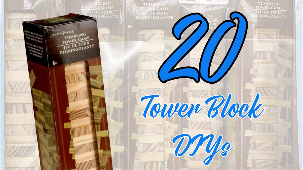 Get Crafty With 20 Diy Tower Block Projects! - YouTube