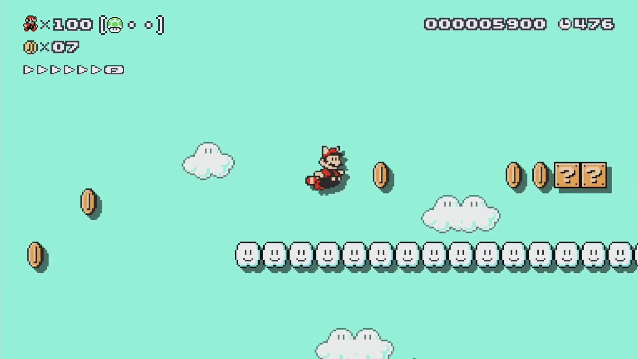 SQUIRREL SEQUENCER ~ Easy 100 Mario Challenge - Super Mario Maker - No ...