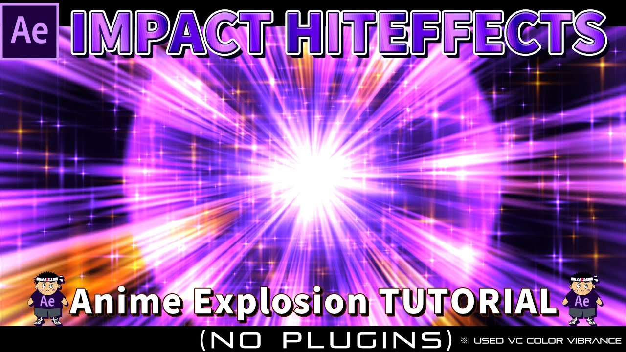 Impact Hit effects in After Effects【Anime Explosion】【Game Effect】【遊技機 ...